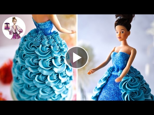 5 Easy Steps to make a Gorgeous Princess Cake | Fondant & Buttercream
