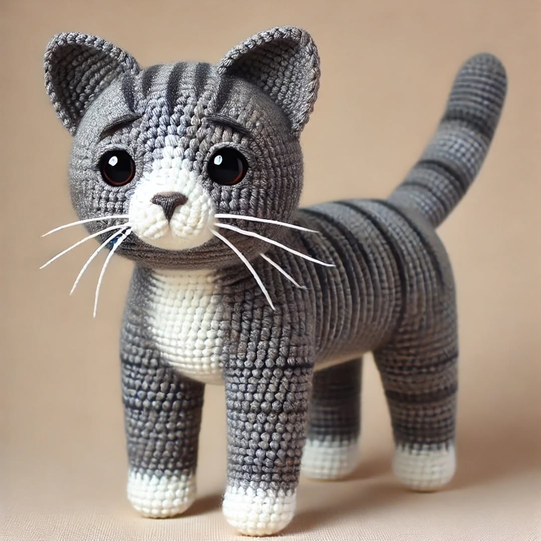 Amigurumi Plush Cat Free Crochet Pattern