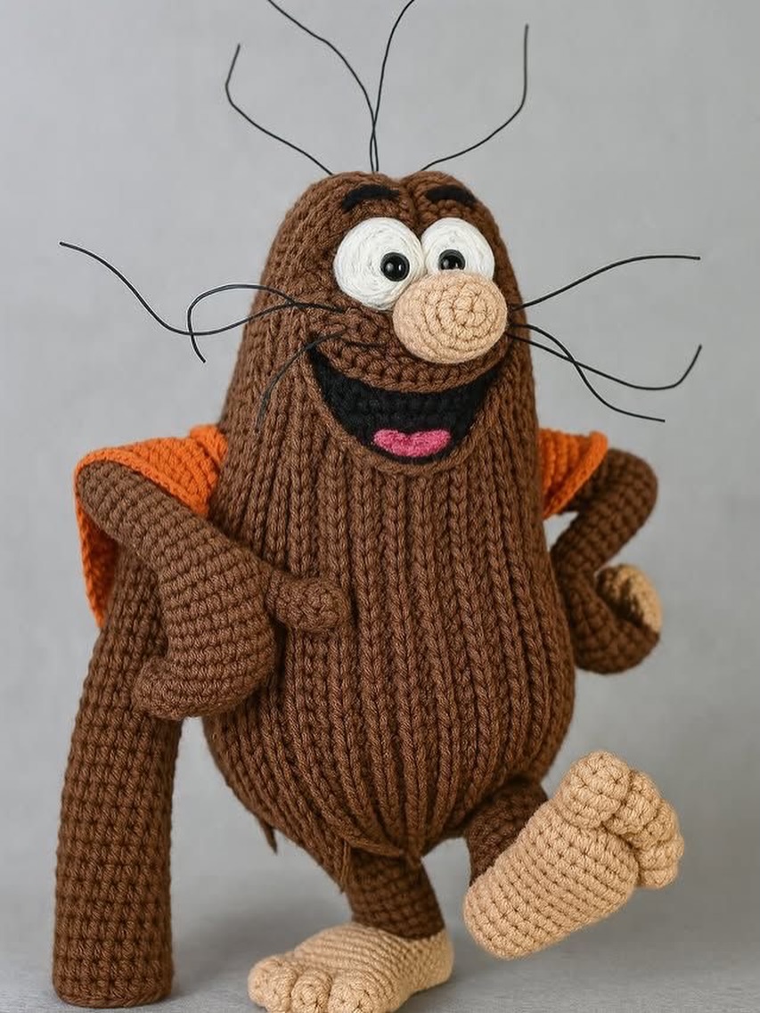 Amigurumi Captain Caveman crochet free pattern
