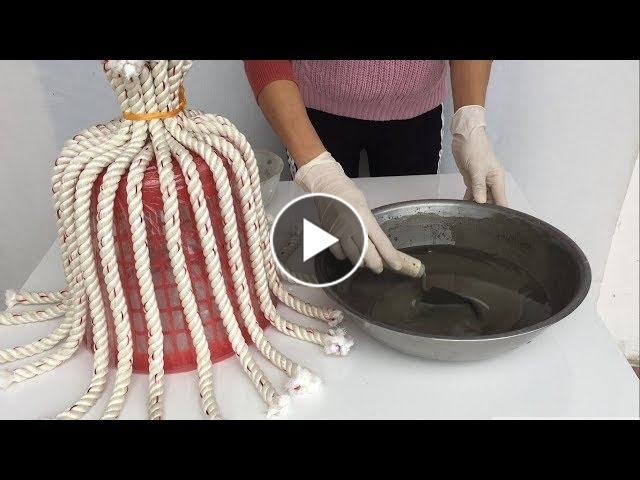 Amazing Ideas From Cement And Ropes - Simple Way To Have Beautiful And